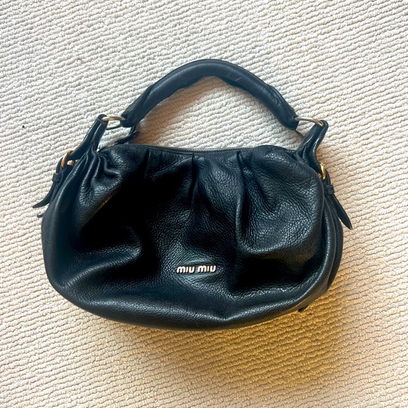 Miu Miu | Bags | Miu Miu Black Handbag | Poshmark